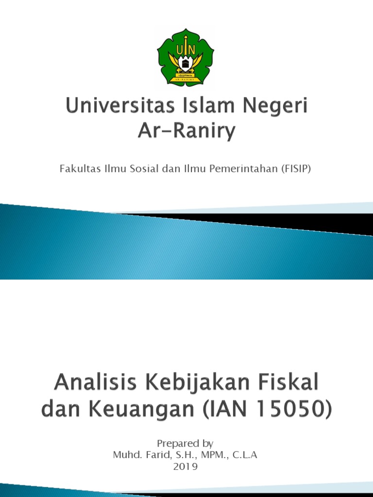 Analisis Kebijakan Fiskal Dan Keuangan (IAN 15050) | PDF | Pengelolaan ... Analisis Kebijakan Fiskal Dan Keuangan (IAN 15050) | PDF | Pengelolaan ...