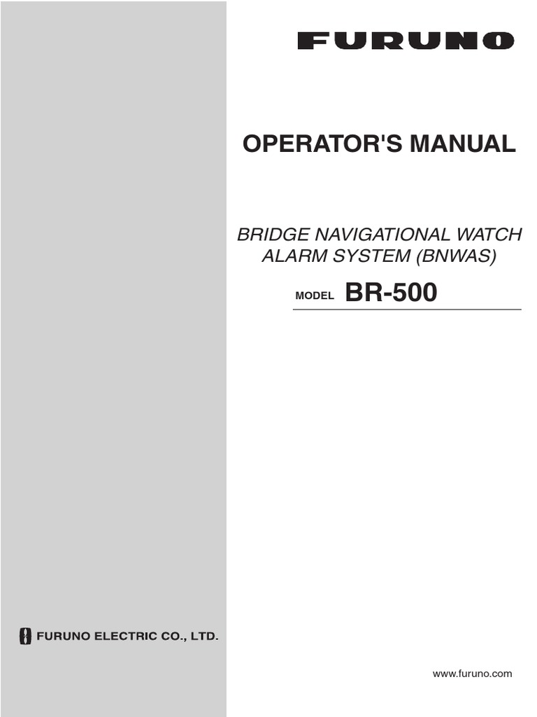 Operator Manual Bnwas BR 500 | PDF | Timer | Electrical Engineering