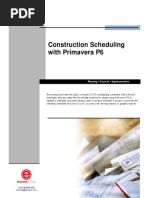 Primavera P6 Training Manual | PDF | Project Management | Computing