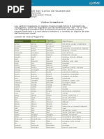 Verbos en Ingles Irregulares 3 Columnas 5 Hojas | PDF | Language Arts ...