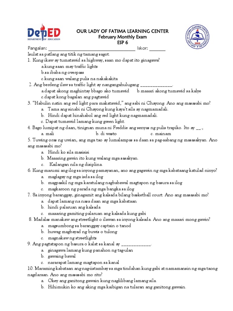 Esp 6 | PDF