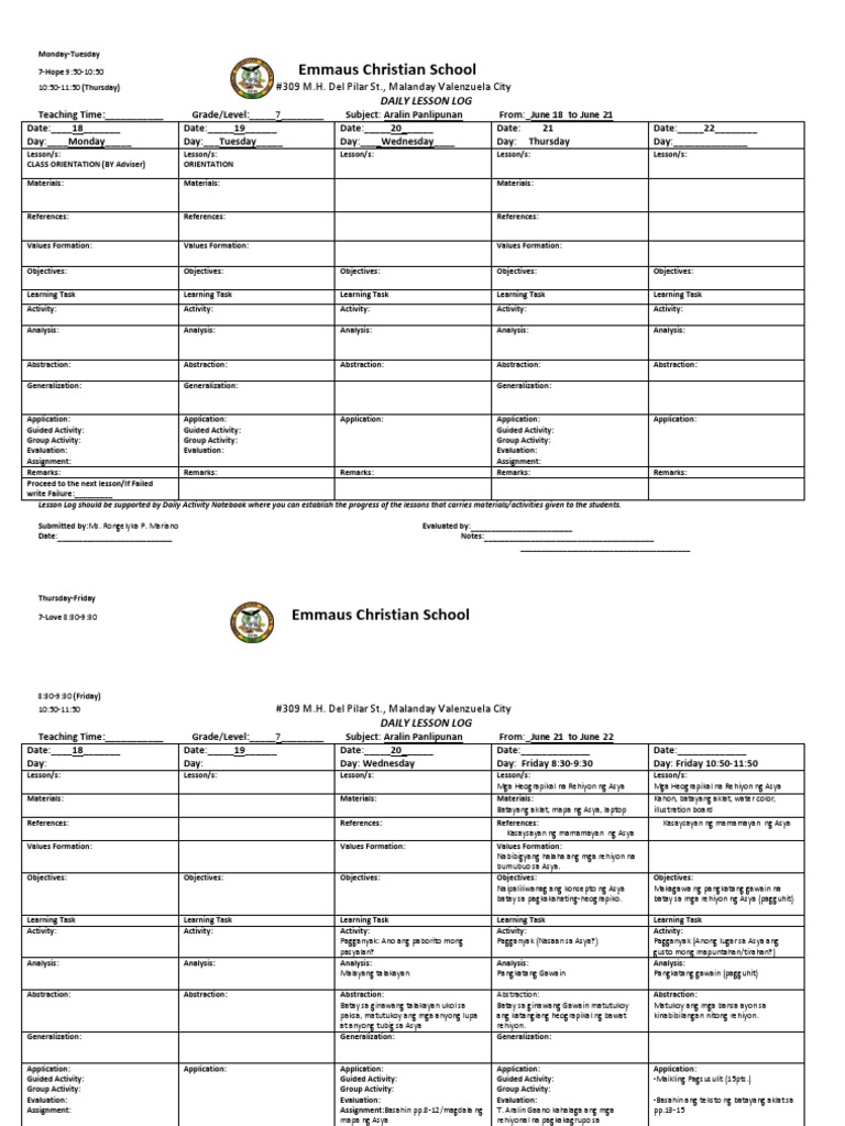 GRADE 7 DLL | PDF | Behavior Modification | Cognitive Science