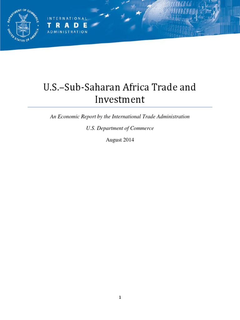 African Countries Trade Statistics Pdf Foreign Direct Investment