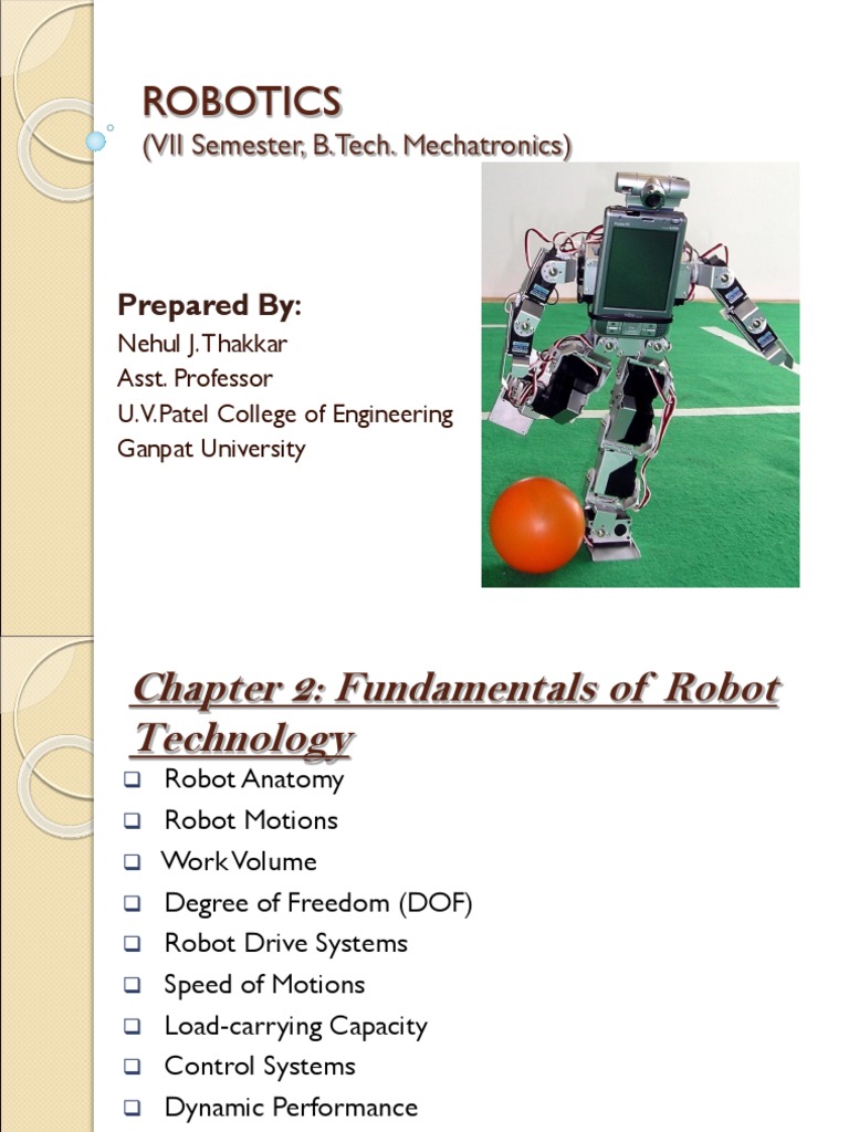 Fundamentals of Robot Technology: A Comprehensive Guide to Robot ...