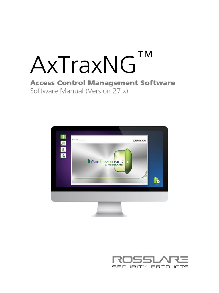 Axtraxng: Access Control Management Software | PDF | Access Control ...