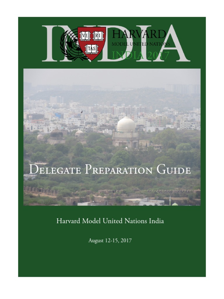 Delegate Preparation Guide: Harvard Model United Nations India | PDF ...