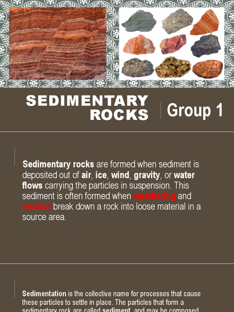 Sedimentary Rocks | PDF