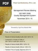 ISO 9001:2015 Management Review Minutes | PDF | Iso 9000 | Quality ...