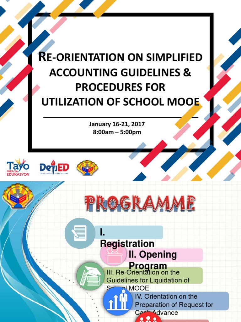 E-Orientation On Simplified Accounting Guidelines & Procedures For ...