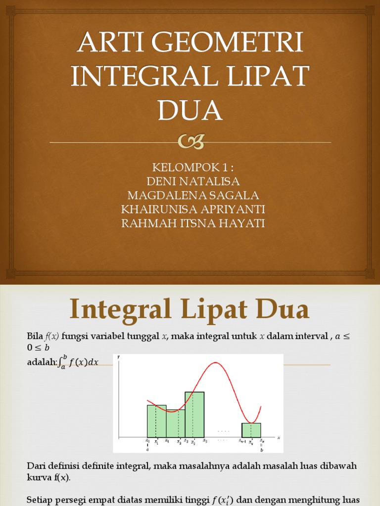 Arti Geometri Integral Lipat Dua | PDF