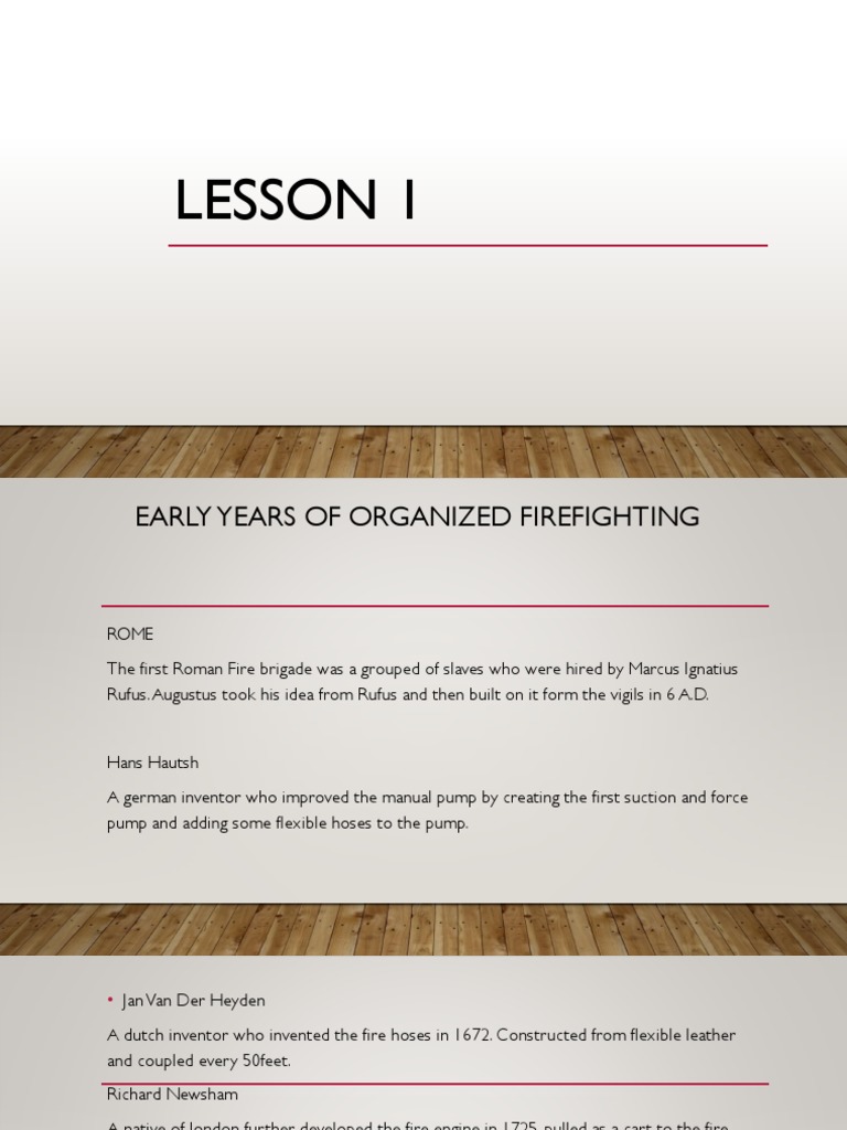 Lesson 1 | PDF | Combustion | Fires