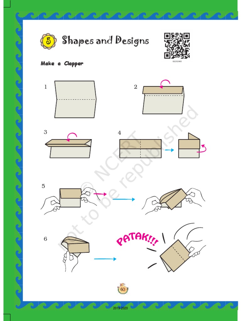 Shapes and Designs: Make A Clapper | PDF | Rectangle | Teaching Mathematics