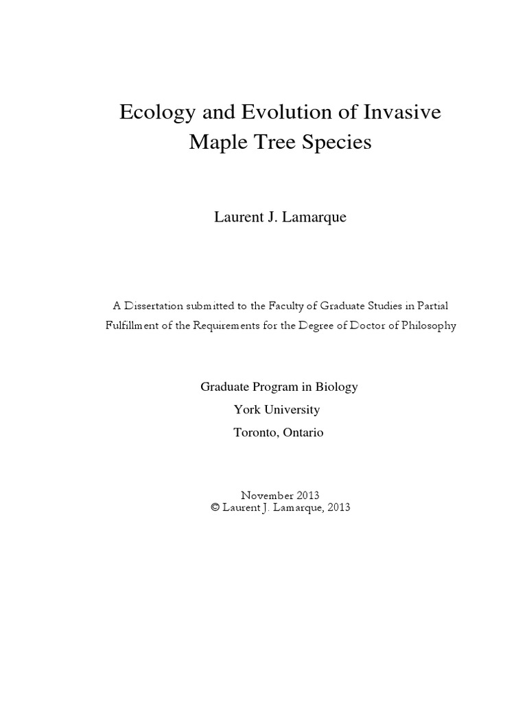 Ecology and Evolution of Invasive | PDF | Invasive Species | Introduced ...