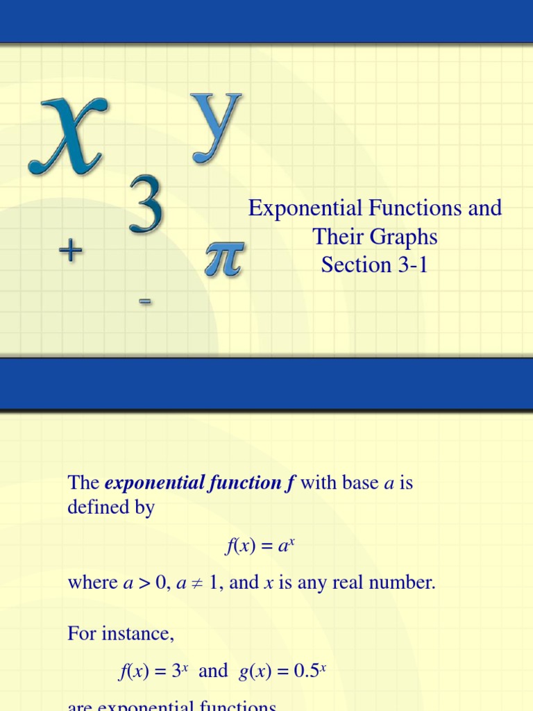 Exponent | PDF | Exponential Function | Asymptote