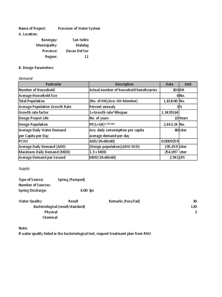 Water System Design | PDF | Reynolds Number | Hydrology