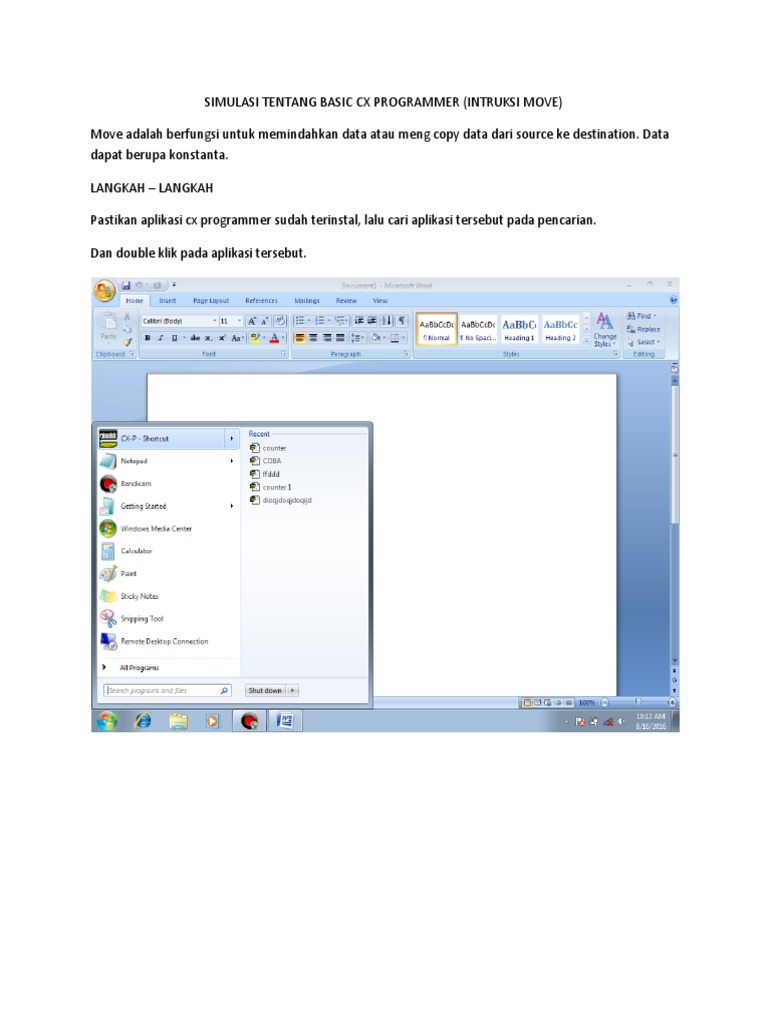 Ini Adalah Pembahasan Tentang Mov Pada CX Programmer | PDF