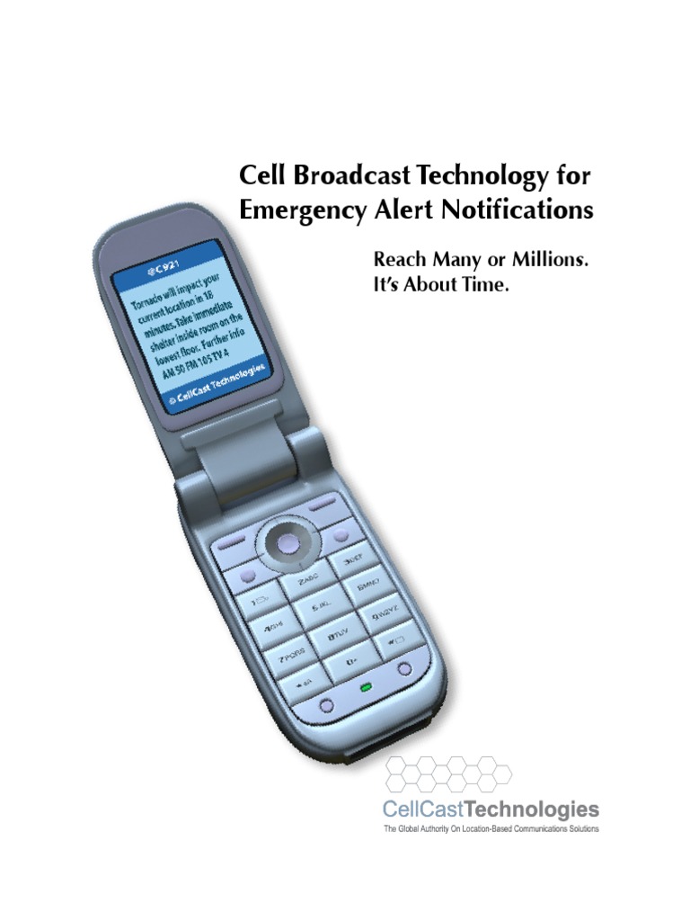 Cell Broadcast System | PDF | Text Messaging | Broadcasting