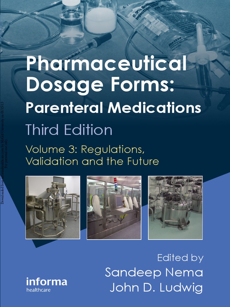 Pharmaceutical Dosage Forms - Parenteral Medications (Volume 3) | PDF ...