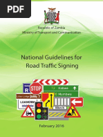 HIGHWAY CODE MARCH 25, 2020 - Zambia | PDF | Traffic | Traffic Light