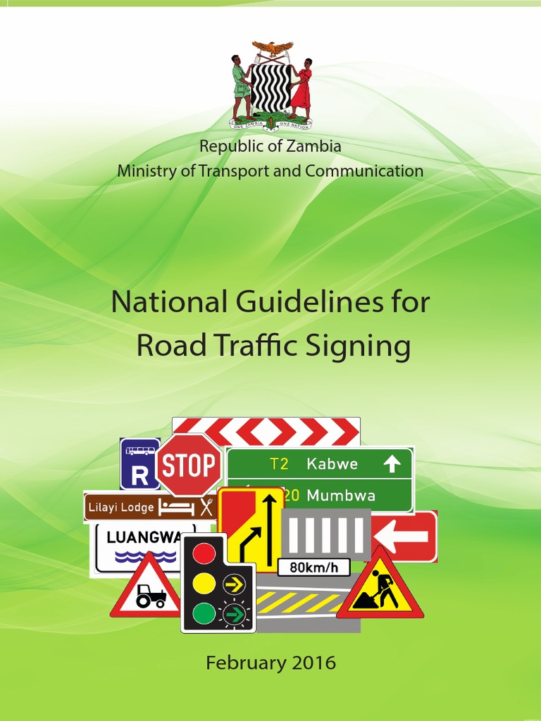 National Guidelines For Road Signing V3 22 03 16 PDF | PDF | Speed ...