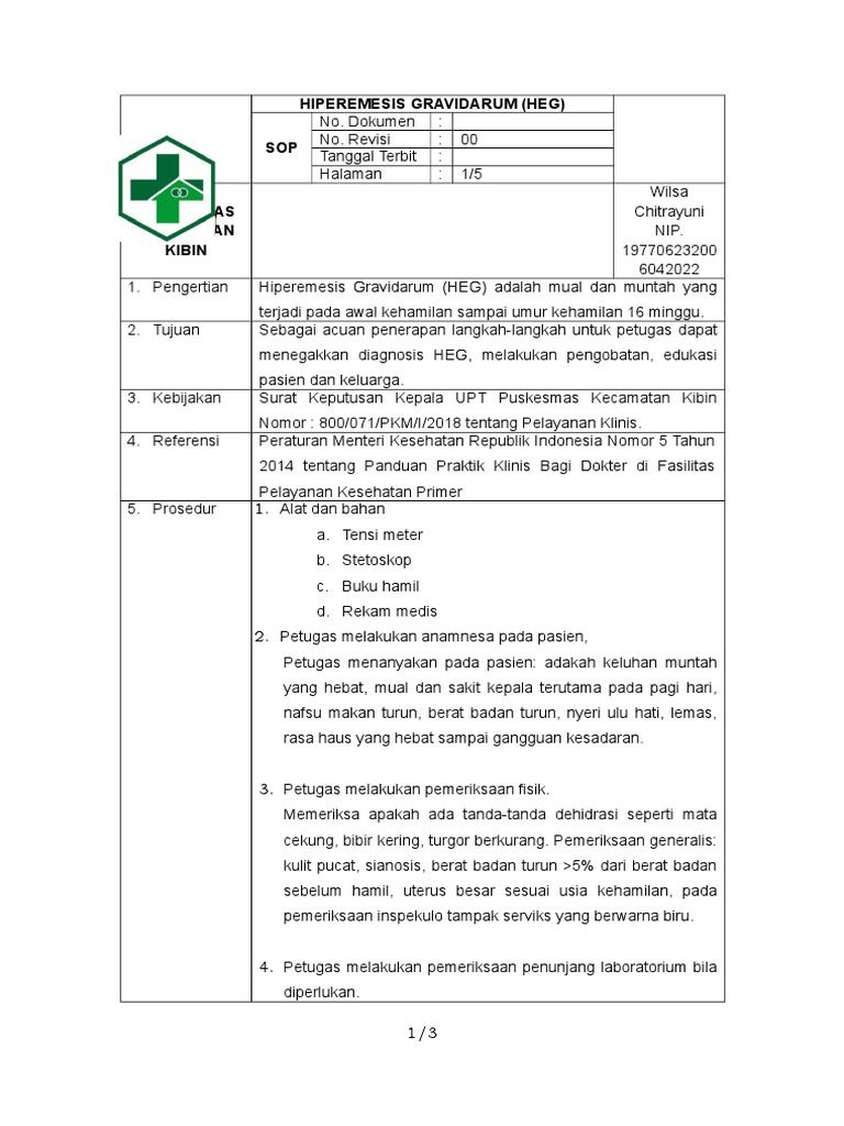Sop Heg | PDF