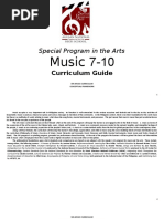 Special Program in The Arts (Spa) I. Vision and Mission A. Vision | PDF ...