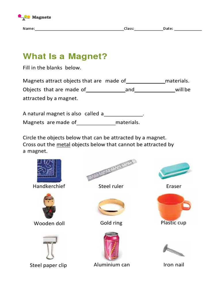 Magnetism Workhsheet Siap Edit | PDF | Magnet | Magnetism