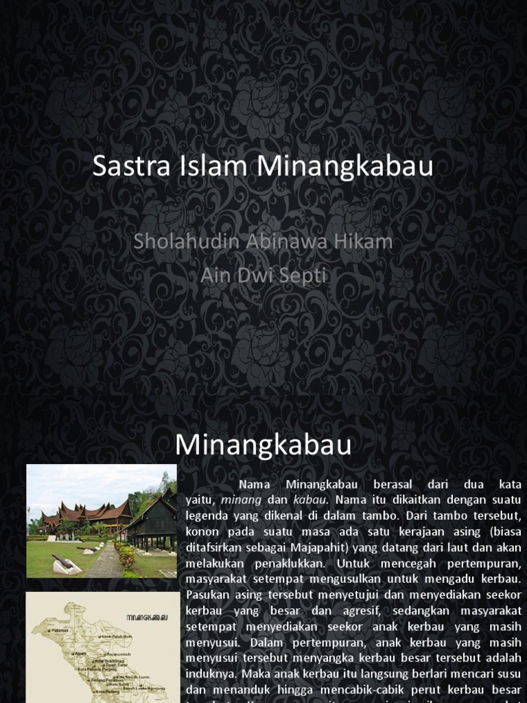 Sastra Islam dalam Budaya Minangkabau | PDF | Agama & Spiritualitas