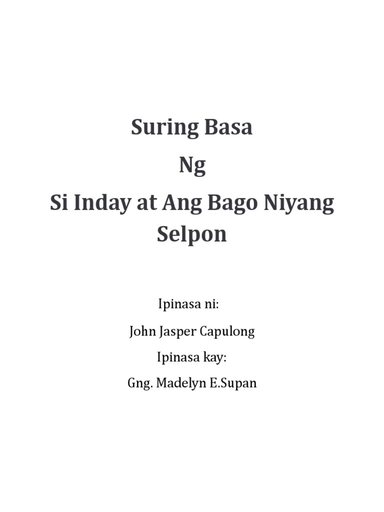 Suring Basa | PDF