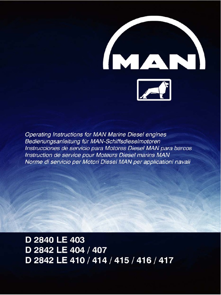 Motores Man | PDF | Internal Combustion Engine | Motor Oil