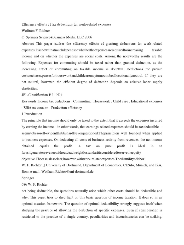 Tax Project | PDF | Tax Deduction | Expense