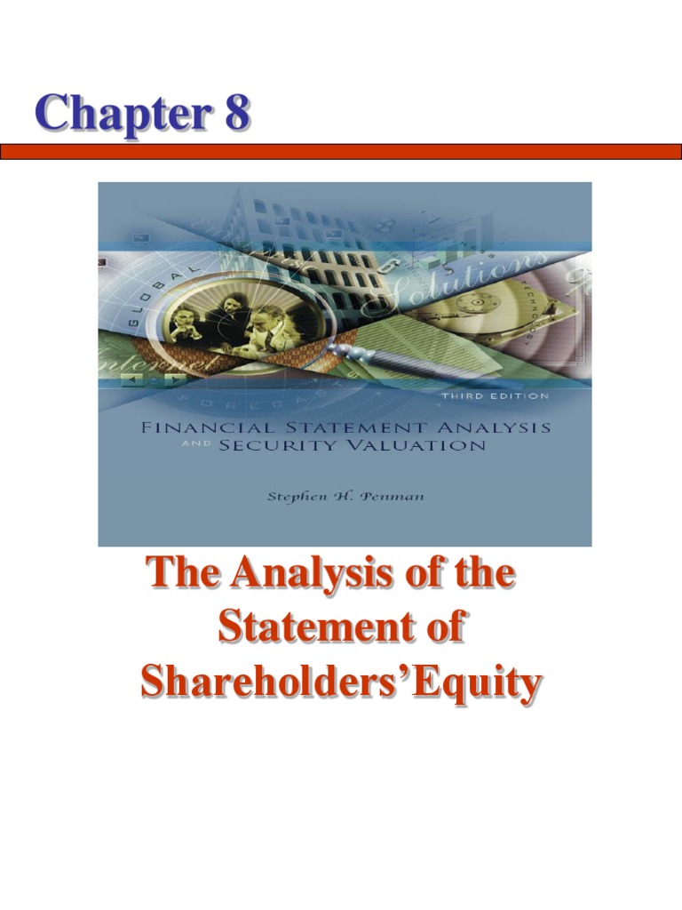 The Analysis Of The Statement Of Shareholders Equity Pdf Employee