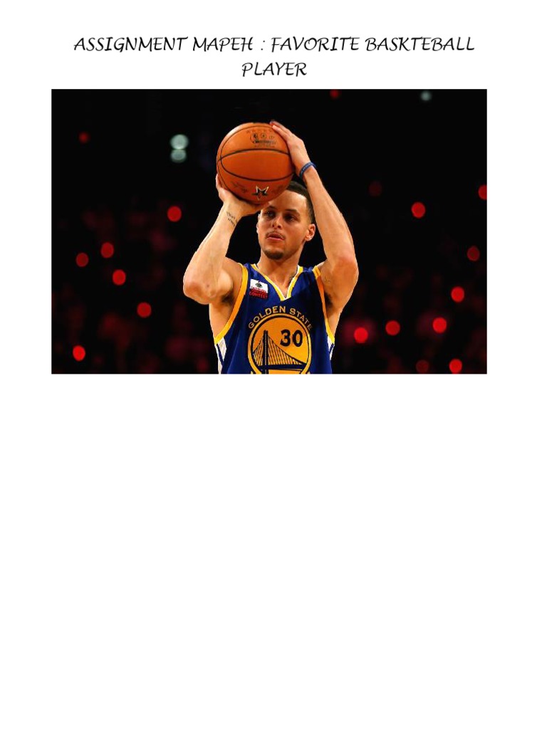 Assignment on Favorite Basketball Players | PDF