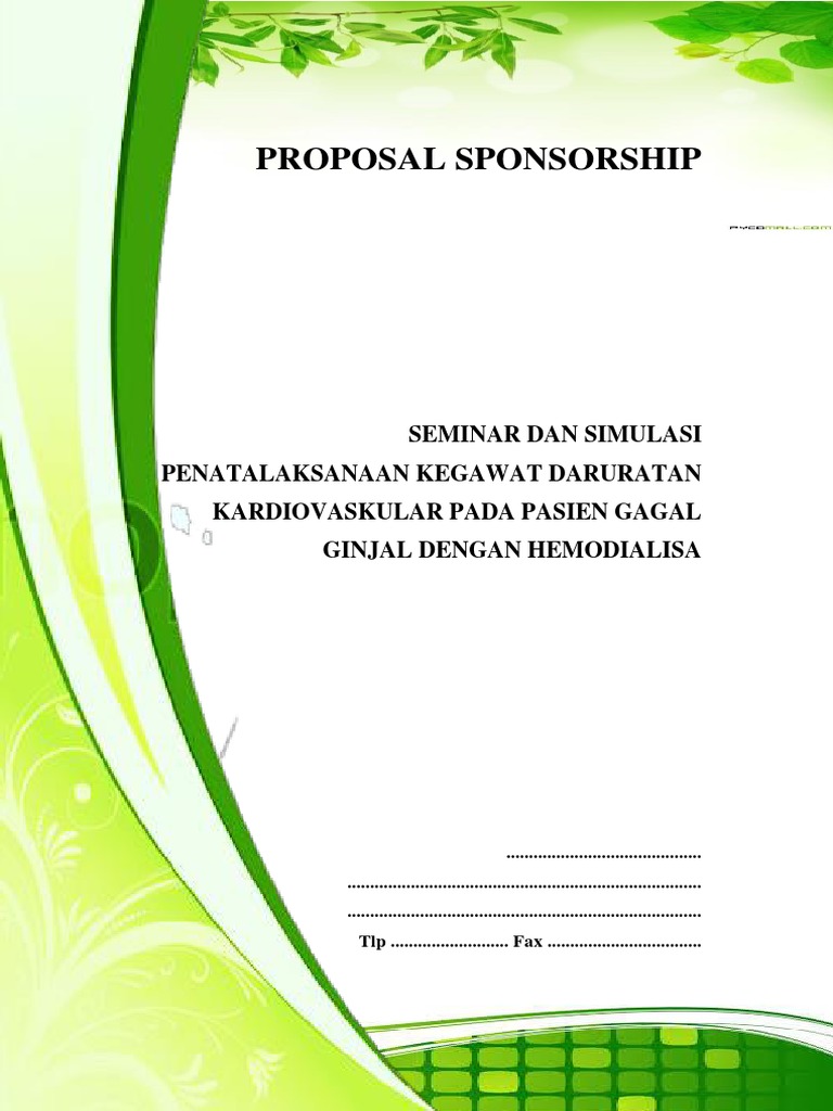 Contoh Proposal Seminar Sehari | PDF
