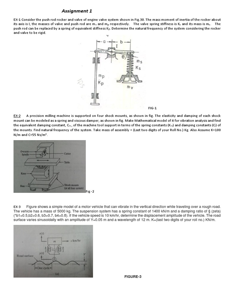 Vibration Analysis of Mechanical Systems | PDF