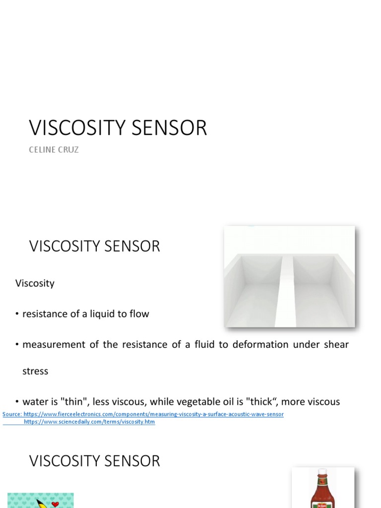 Viscosity Sensor | PDF | Viscosity | Mechanics