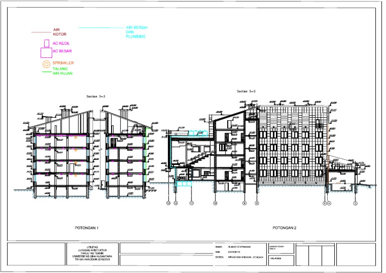 Potongan Utilitas PDF | PDF