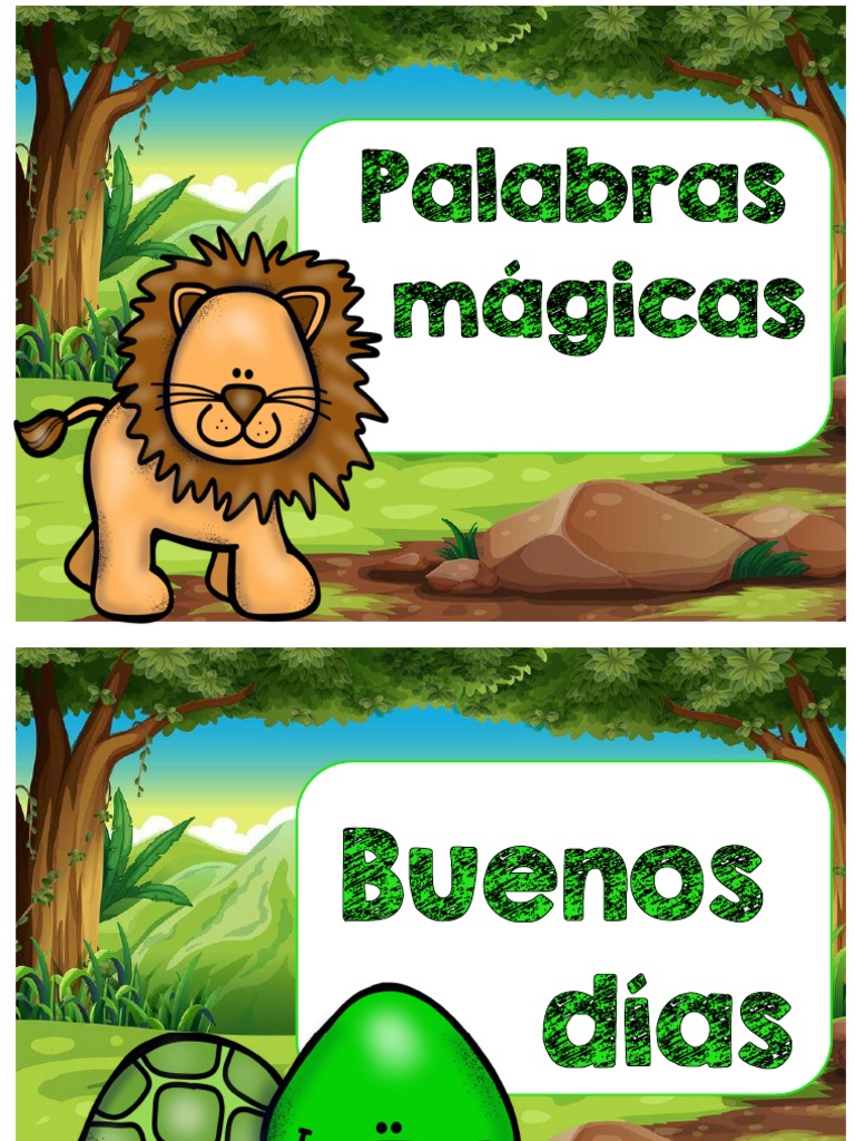 Palabras Magicas de Animales PDF | PDF