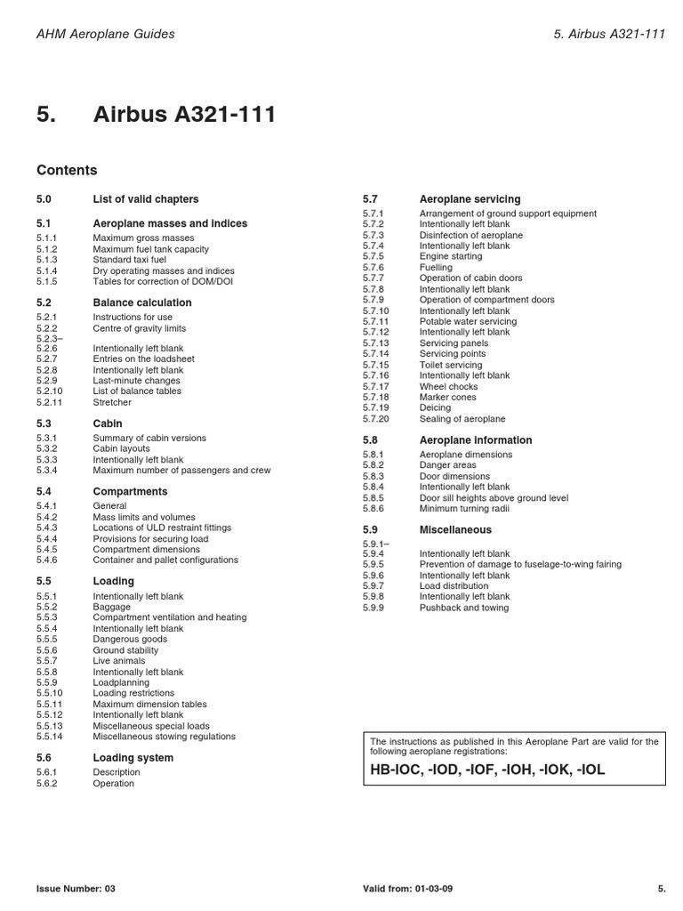AHM Aeroplane Guides 5. Airbus A321-111 | PDF | Aerospace | Aviation