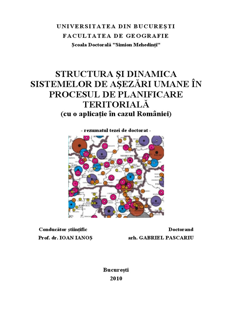 Rezumat Teza G. Pascariu PDF | PDF