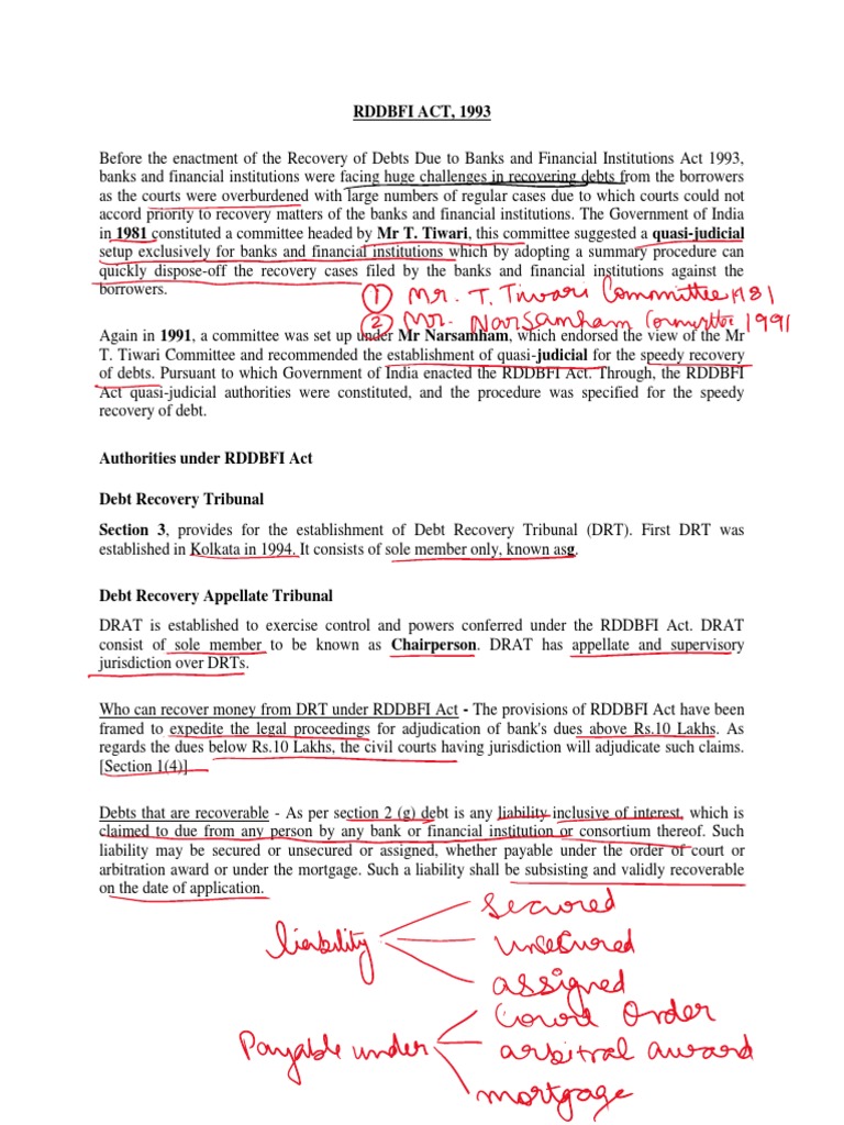 Sarfaesi Act | PDF | Securitization | Security Interest