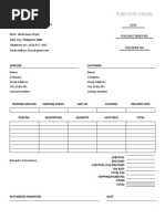 Cash Memo Format For MS Word | PDF