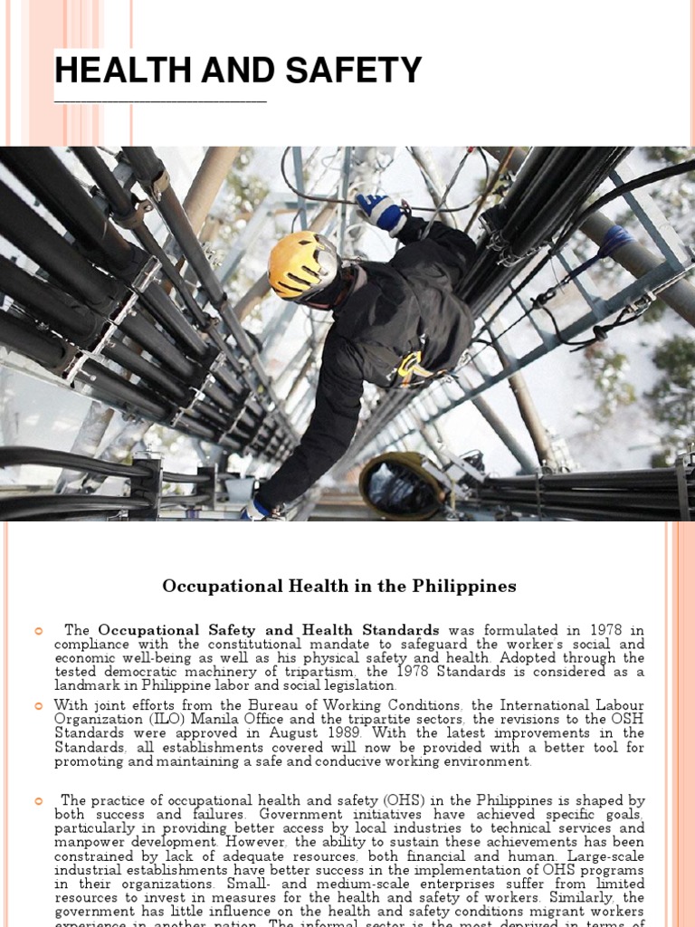 Occupational Health Standards in the Philippines | PDF | Social Science