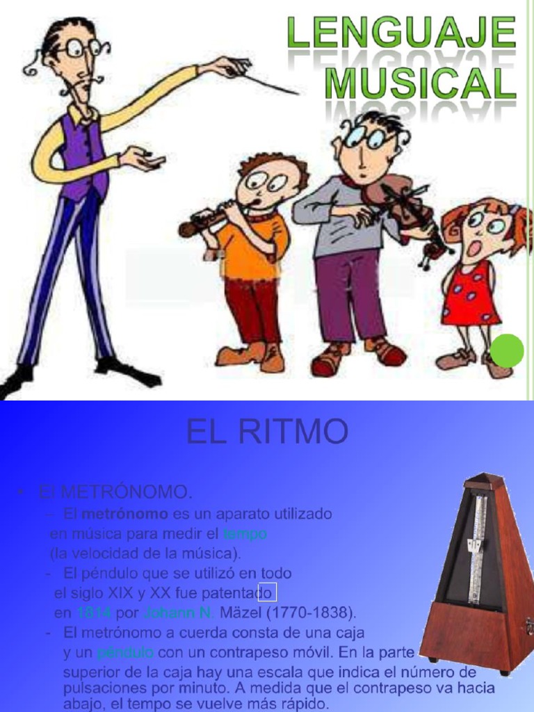 Power Point Ritmo y Lenguaje Musical 7 º y 8º | PDF