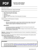 3rd Grade Lesson Plan - Weather | PDF | Lesson Plan | Science
