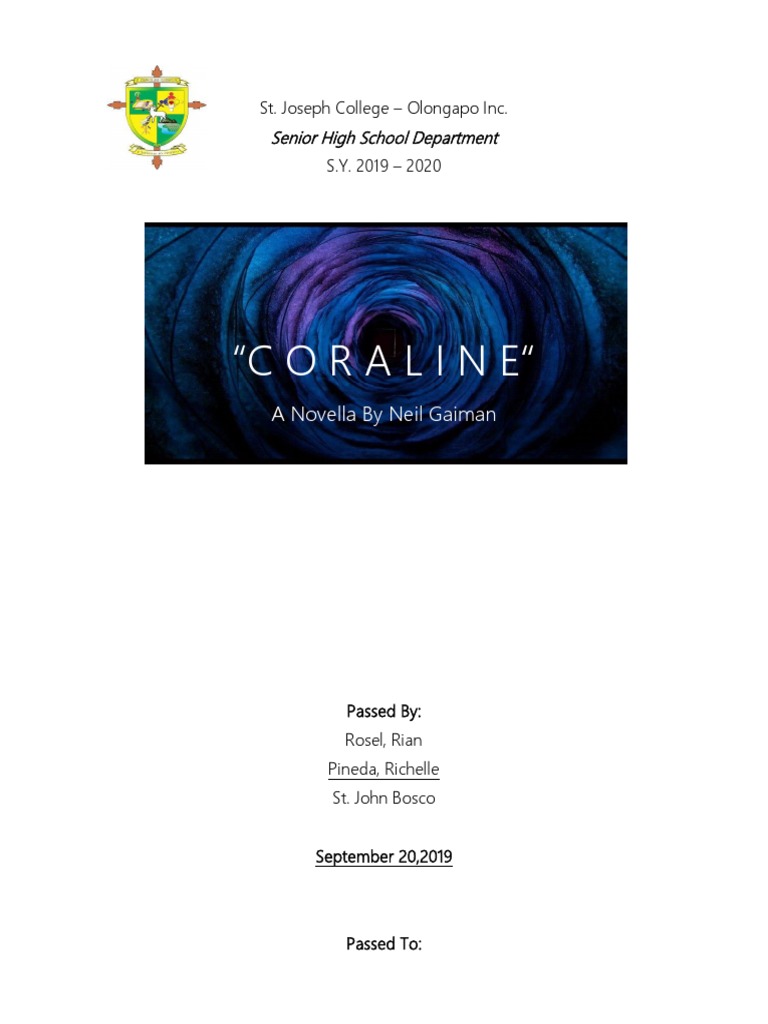 "Coraline": A Novella by Neil Gaiman | PDF