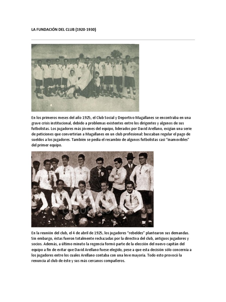 Historia de Colo Colo | PDF | Asociación de clubes de fútbol ...
