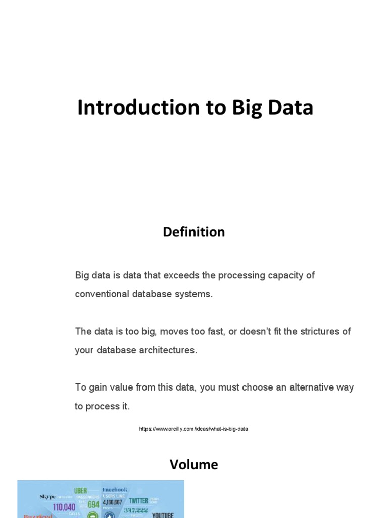 Intro To Big Data | PDF | Big Data | Distributed Computing