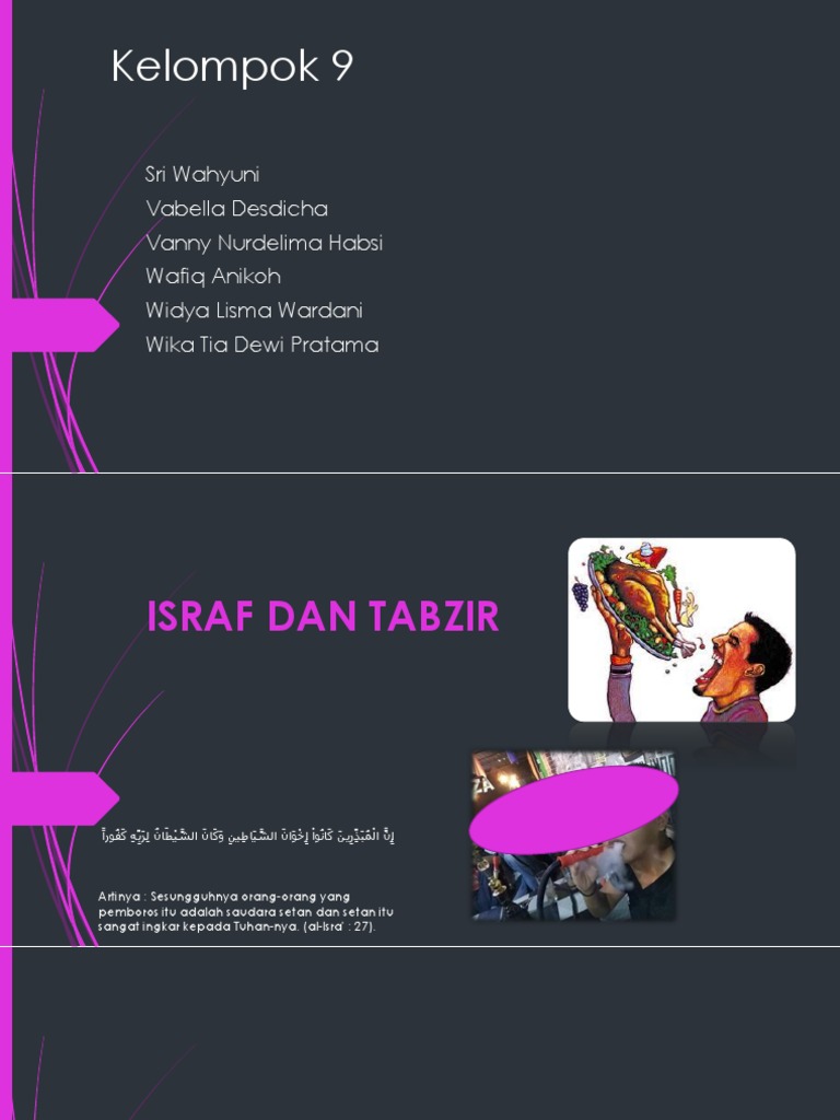 Israf dan Tabzir: Pengertian dan Contoh | PDF | Agama & Spiritualitas
