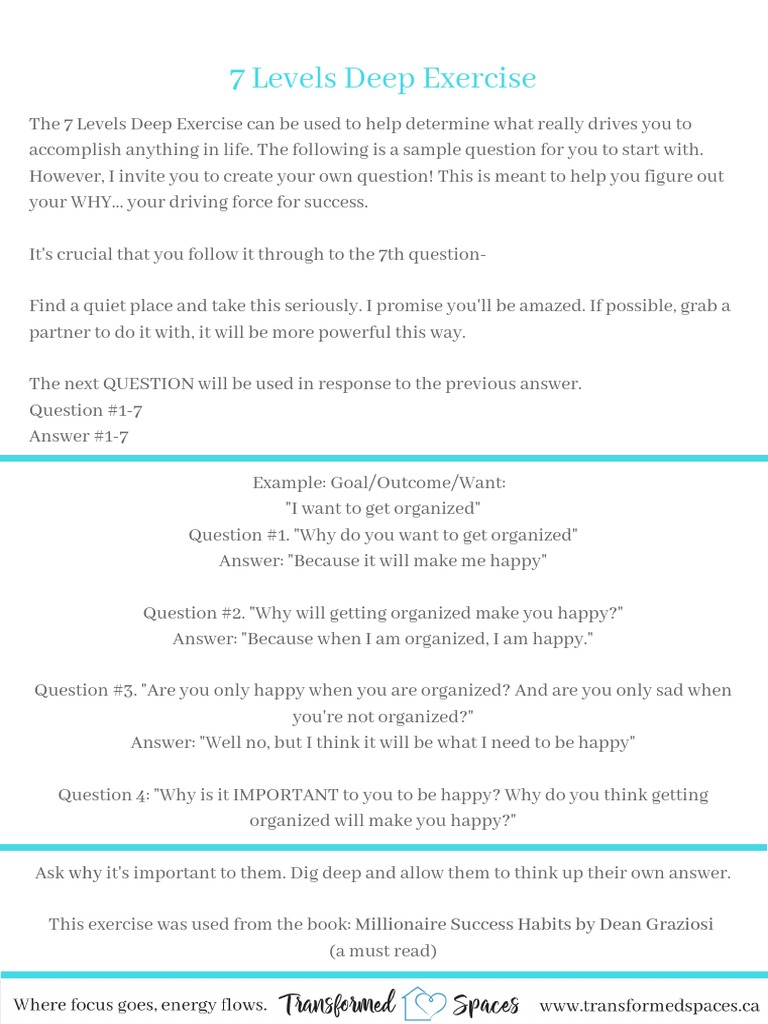 7 Levels Deep Exercise | PDF